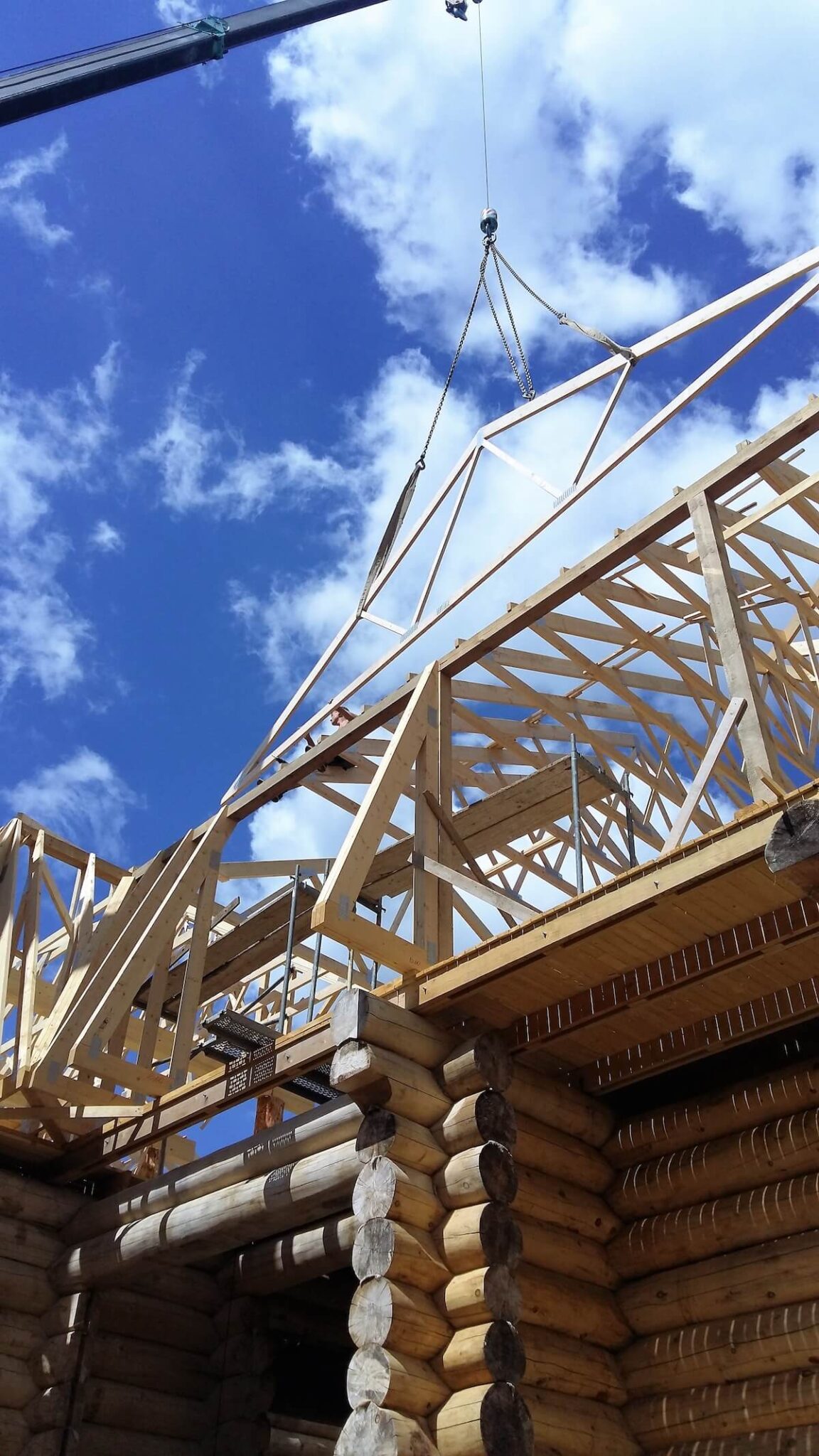 Ekologiškos medinės stogo santvaros | UAB